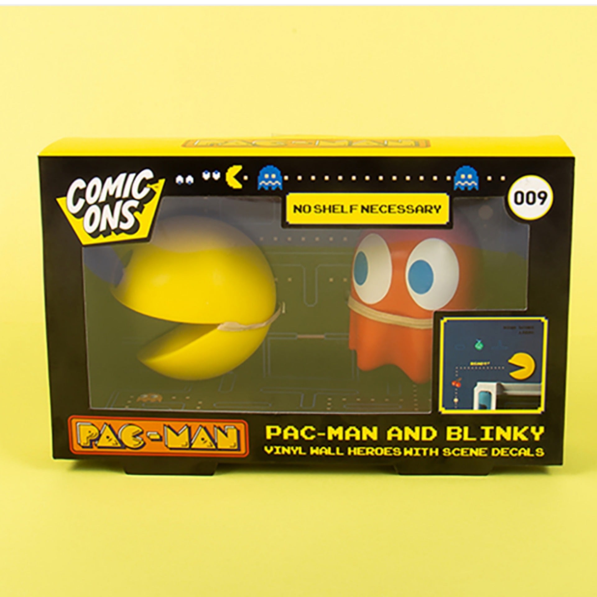 Pac-Man & Blinky wall decals | Cloud9 Escape Rooms
